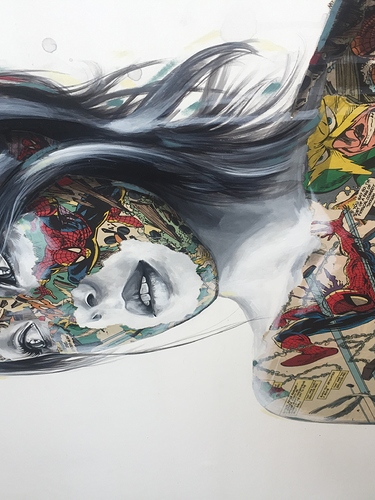 Sandra chevrier og dolk vandal blå - Markedsplassen - Kunstveggen