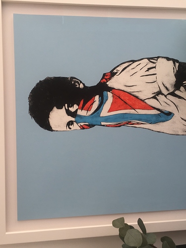 Sandra chevrier og dolk vandal blå - Markedsplassen - Kunstveggen