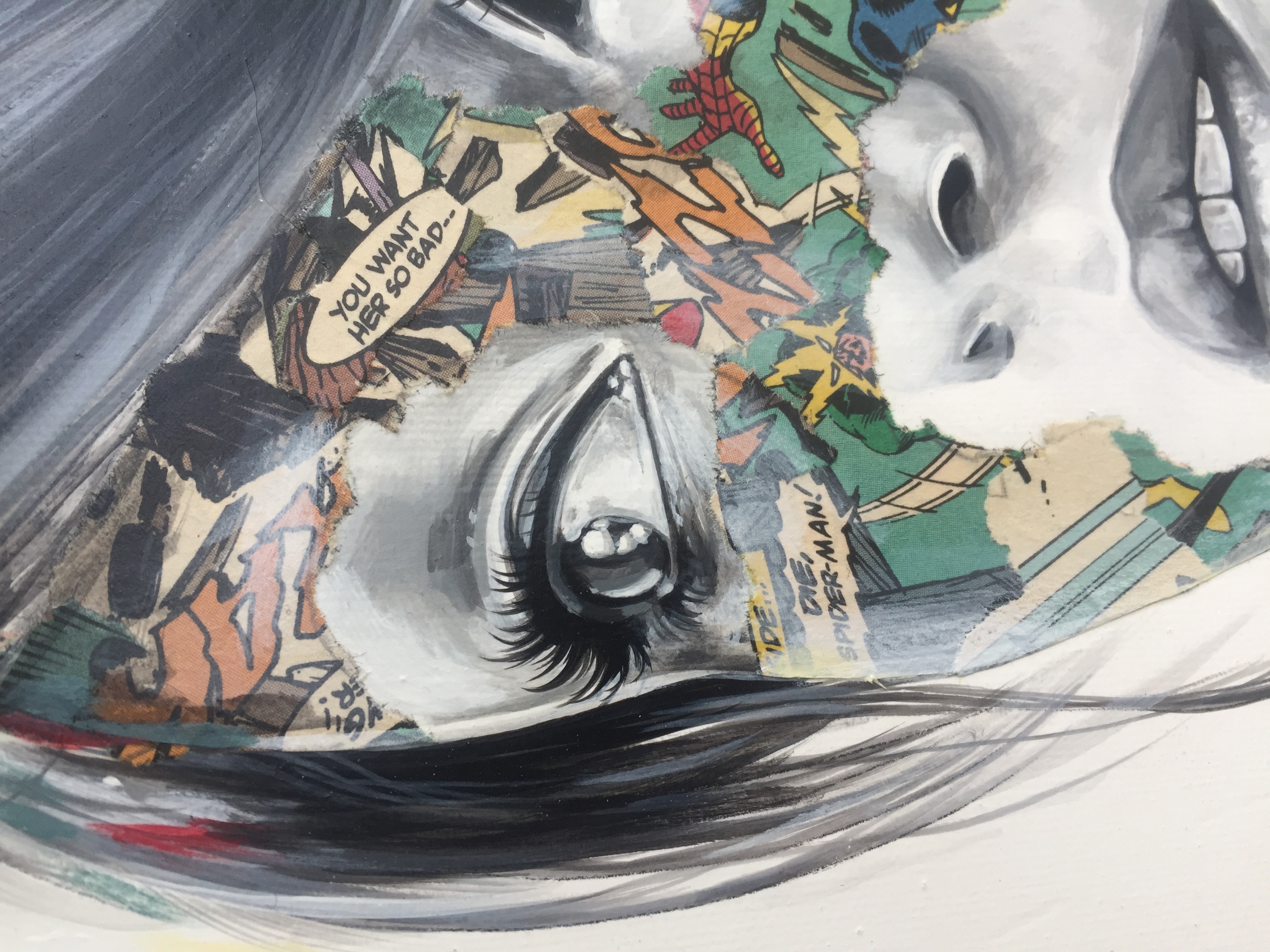 Sandra chevrier og dolk vandal blå - Markedsplassen - Kunstveggen