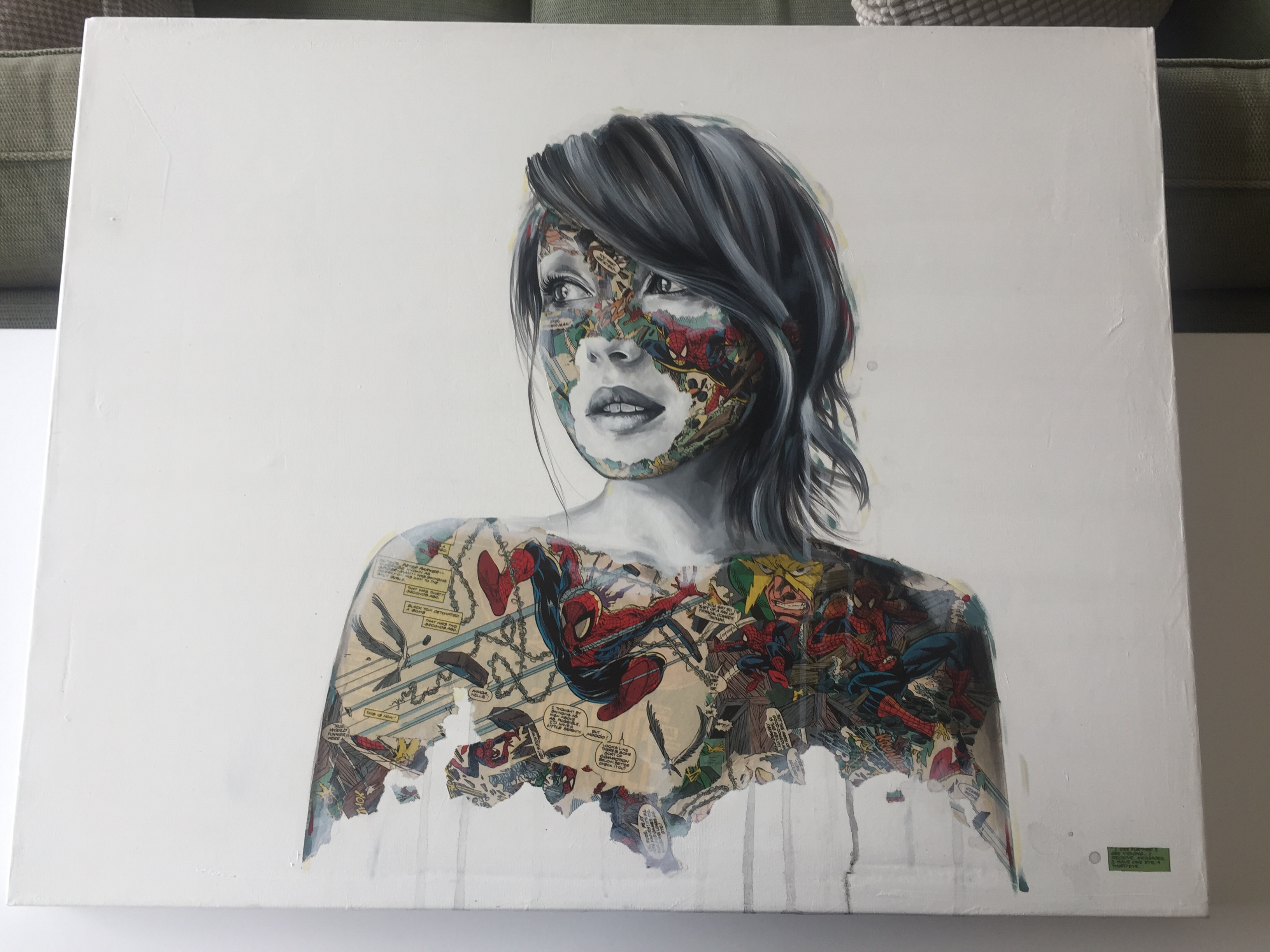 Sandra chevrier og dolk vandal blå - Markedsplassen - Kunstveggen