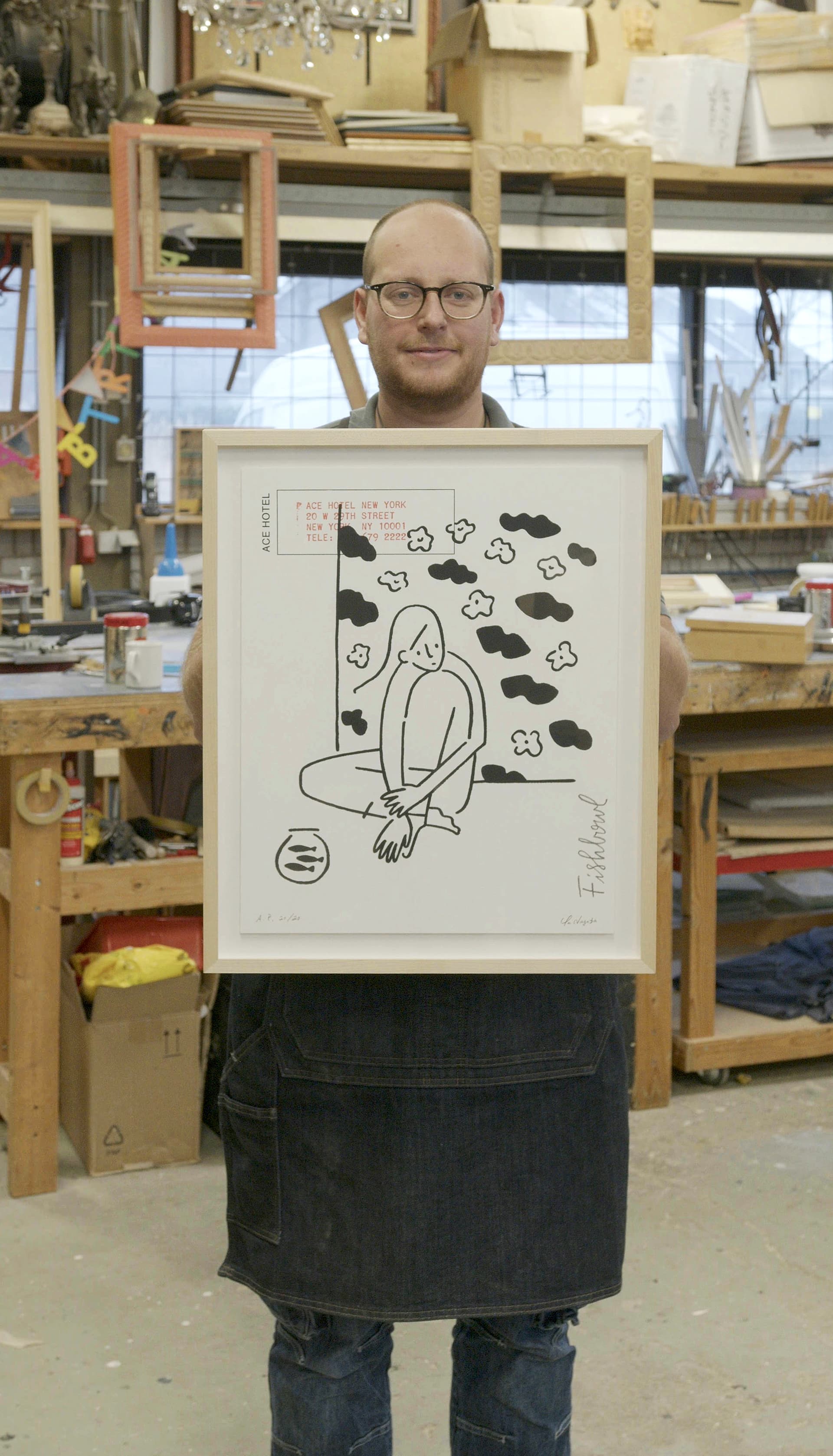 EVENT - Bespoke framing with Yu Nagaba - Innramming - Kunstveggen
