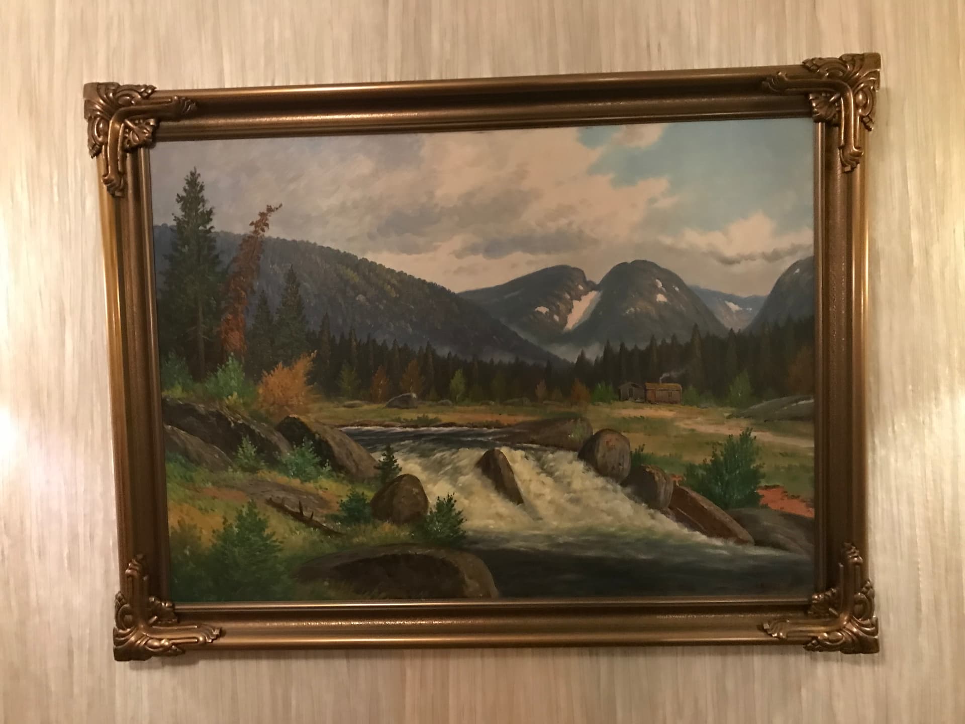Vurdering av originalt maleri av O. Næss - Verdivurdering - Kunstveggen